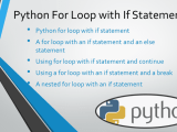 Python For Loop With If Statement Spark By Examples