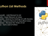 Python List Methods Spark By Examples