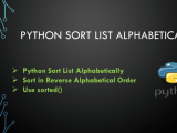 Python Sort List Alphabetically Spark By Examples