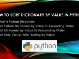 How To Sort Dictionary By Value In Python Spark By Examples