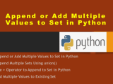 Append Or Add Multiple Values To Set In Python Spark By Examples