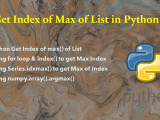 Get Index Of Max Of List In Python Spark By Examples