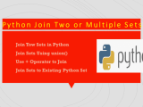 Python Join Two Or Multiple Sets Spark By Examples
