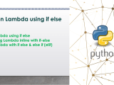 Python Lambda Using If Else Spark By Examples