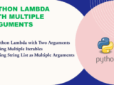 Python Lambda With Multiple Arguments Spark By Examples
