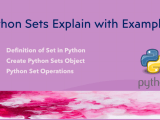Python Sets Explain With Examples Spark By Examples