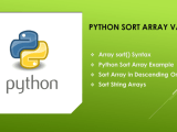 Python Sort Array Values Spark By Examples