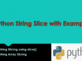 Python String Slice With Examples Spark By Examples