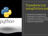 Transform List Using Python Map Spark By Examples