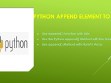 Python Append Element To Array Spark By Examples
