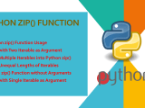 Python Zip Function Spark By Examples