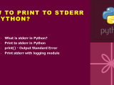 How To Print To Stderr In Python Spark By Examples