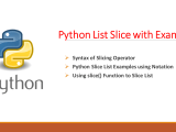 Python List Slice With Examples Spark By Examples