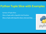 Python Tuple Slice With Examples Spark By Examples