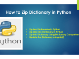 How To Zip Dictionary In Python Spark By Examples