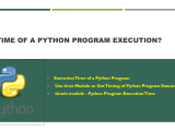 Get Time Of A Python Program Execution Spark By Examples