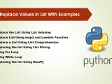 Python Replace Values In List With Examples Spark By Examples