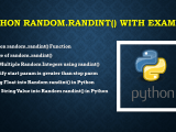 Python Random Randint With Examples Spark By Examples