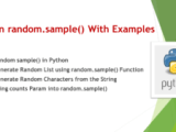Python Random Sample With Examples Spark By Examples
