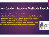 Python Random Module Methods Explained Spark By Examples