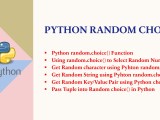 Python Random Choice Function Spark By Examples