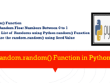 Random Random Function In Python Spark By Examples
