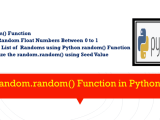 Random Random Function In Python Spark By Examples