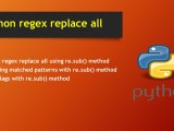 Python Regex Replace All Spark By Examples