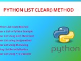 Python List Clear Method Spark By Examples
