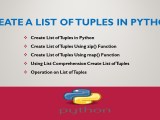 Create A List Of Tuples In Python Spark By Examples