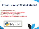 Python For Loop With Else Statement Spark By Examples