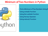 Minimum Of Two Numbers In Python Spark By Examples