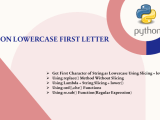 Python Lowercase First Letter Spark By Examples