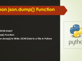 Python Json Dump Function Spark By Examples