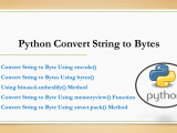 Python Convert String To Bytes Spark By Examples