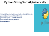 Python String Sort Alphabetically Spark By Examples