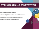 Python String Startswith Spark By Examples