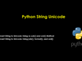 Python String Unicode Spark By Examples