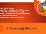 Python Min Function Spark By Examples