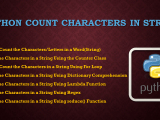 Python Count Characters In String Spark By Examples