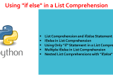 Using If Else In A List Comprehension Spark By Examples