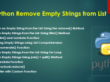 Python Remove Empty Strings From List Spark By Examples