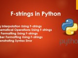 F Strings In Python Spark By Examples
