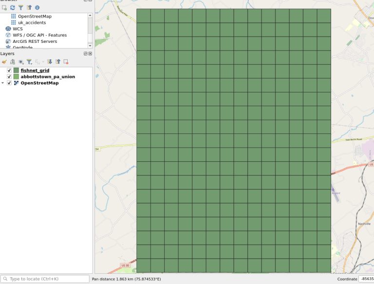 Create fishnet grid using Python, GeoPandas and Shapely - Spatial Dev Guru