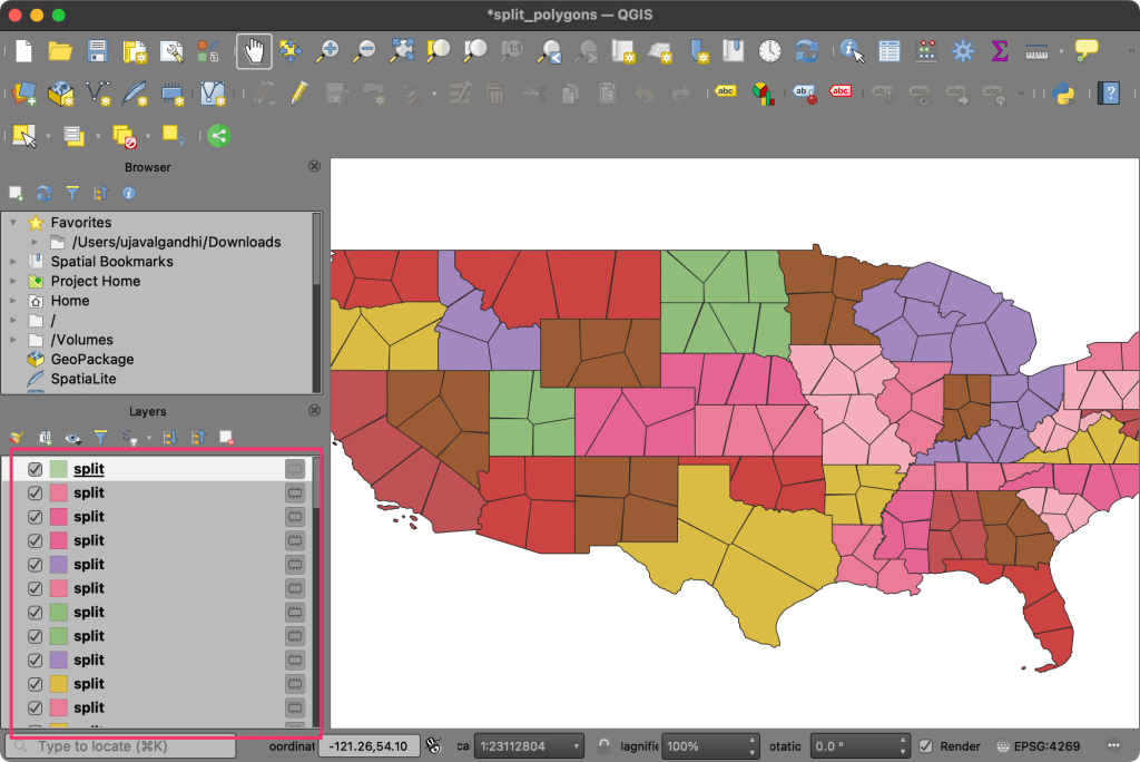 Split Polygons into Equal Parts using QGIS – Spatial Thoughts