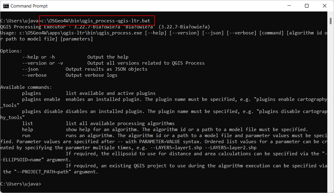 Running QGIS Processing Tools on the Command Line with qgis_process – Spatial Thoughts