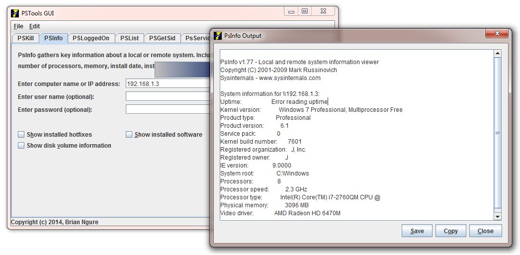 PSTOOLS GUI – nakładka graficzna do pakietu PSTOOLS – Spece.IT