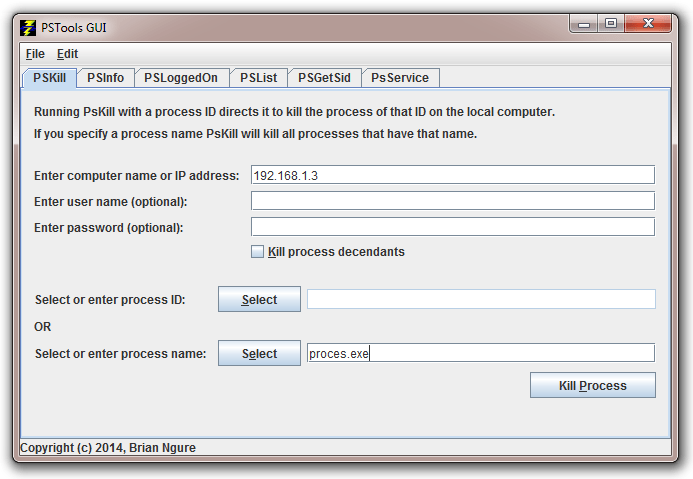 pstools GUI pskill – Spece.IT
