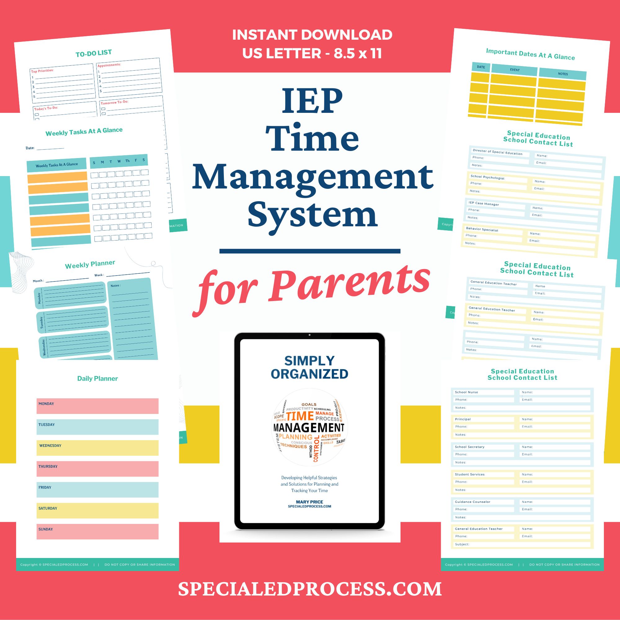 IEP Time Management System | Special Ed Process
