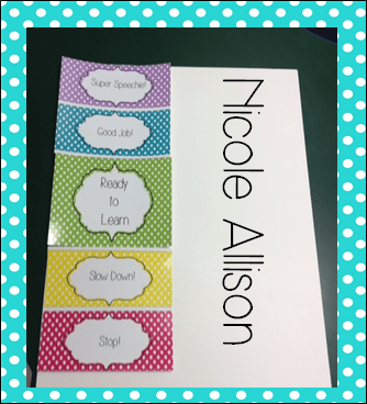 Behavior Clip Chart Freebie